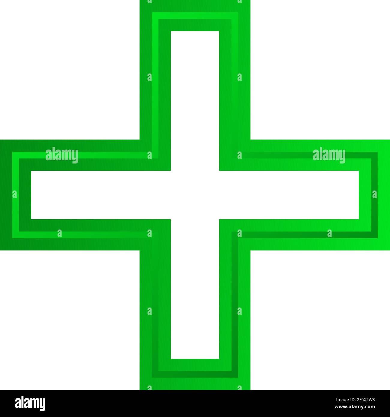 Cross (plus sign, symbol) for healthcare or generic logo usage — Stock ...