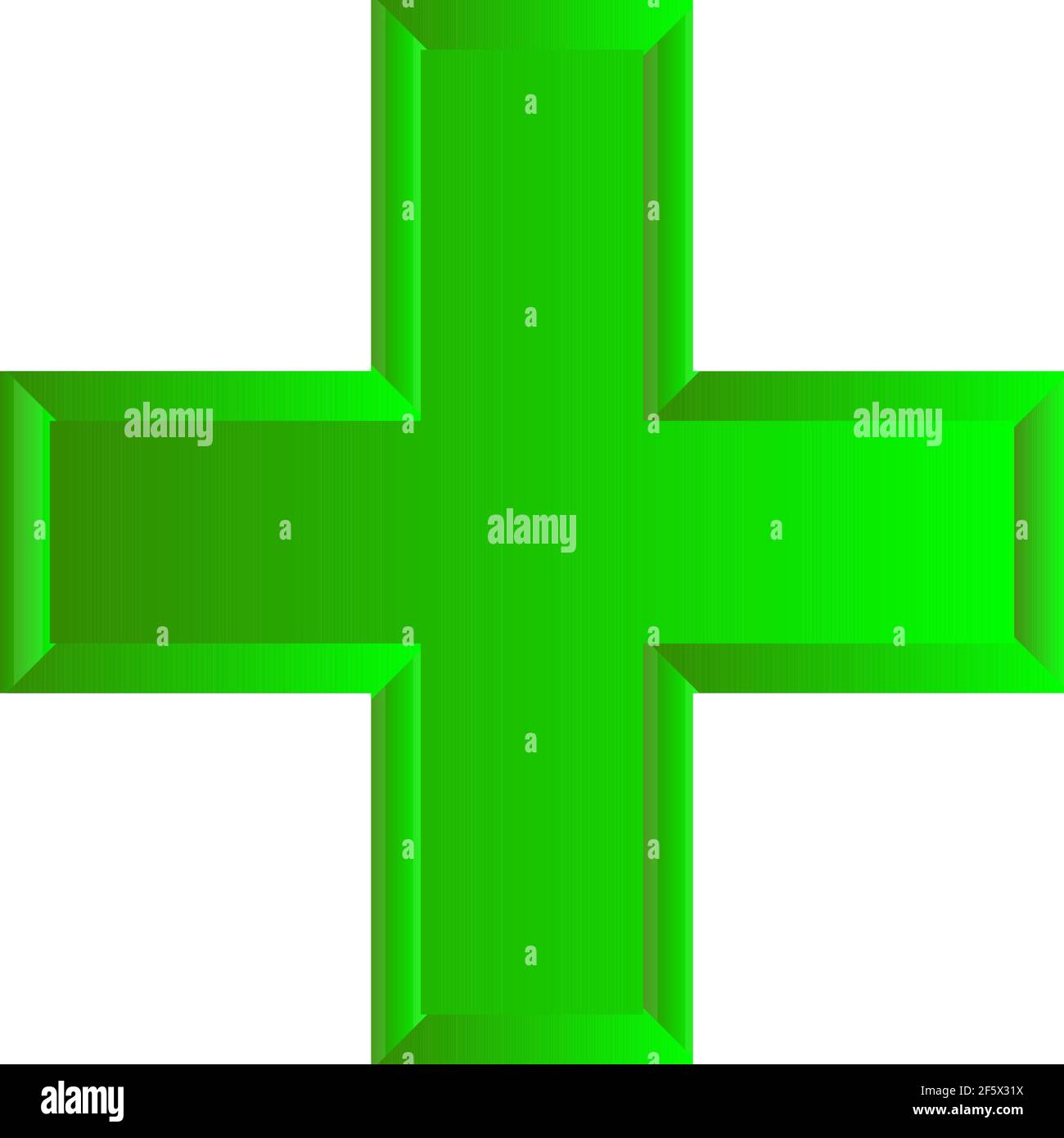 Cross (plus sign, symbol) for healthcare or generic logo usage — Stock ...