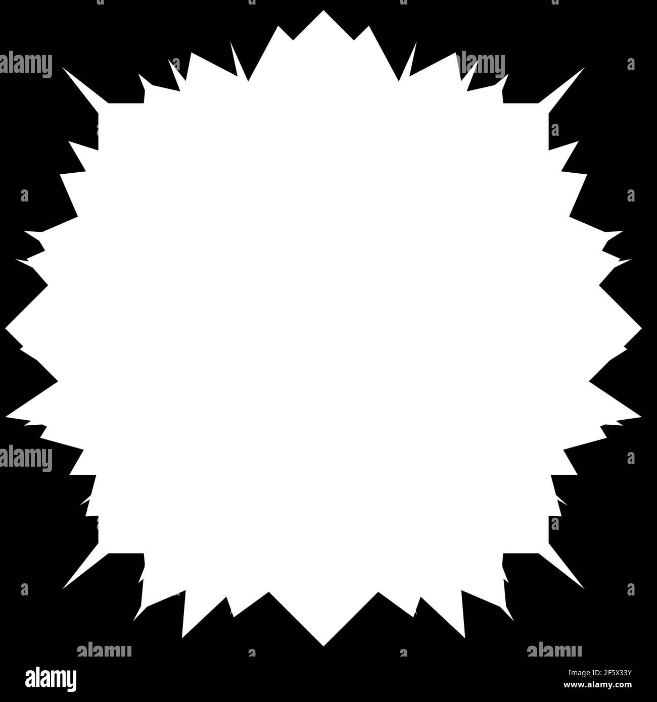 Spiky edges Stock Vector Images - Alamy