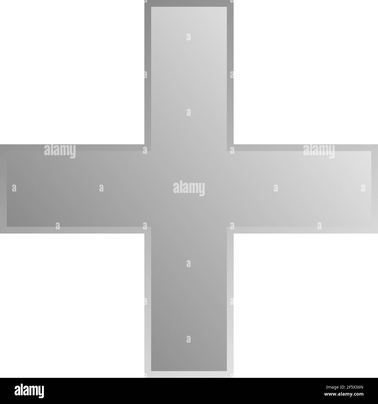 Cross (plus sign, symbol) for healthcare or generic logo usage — Stock ...