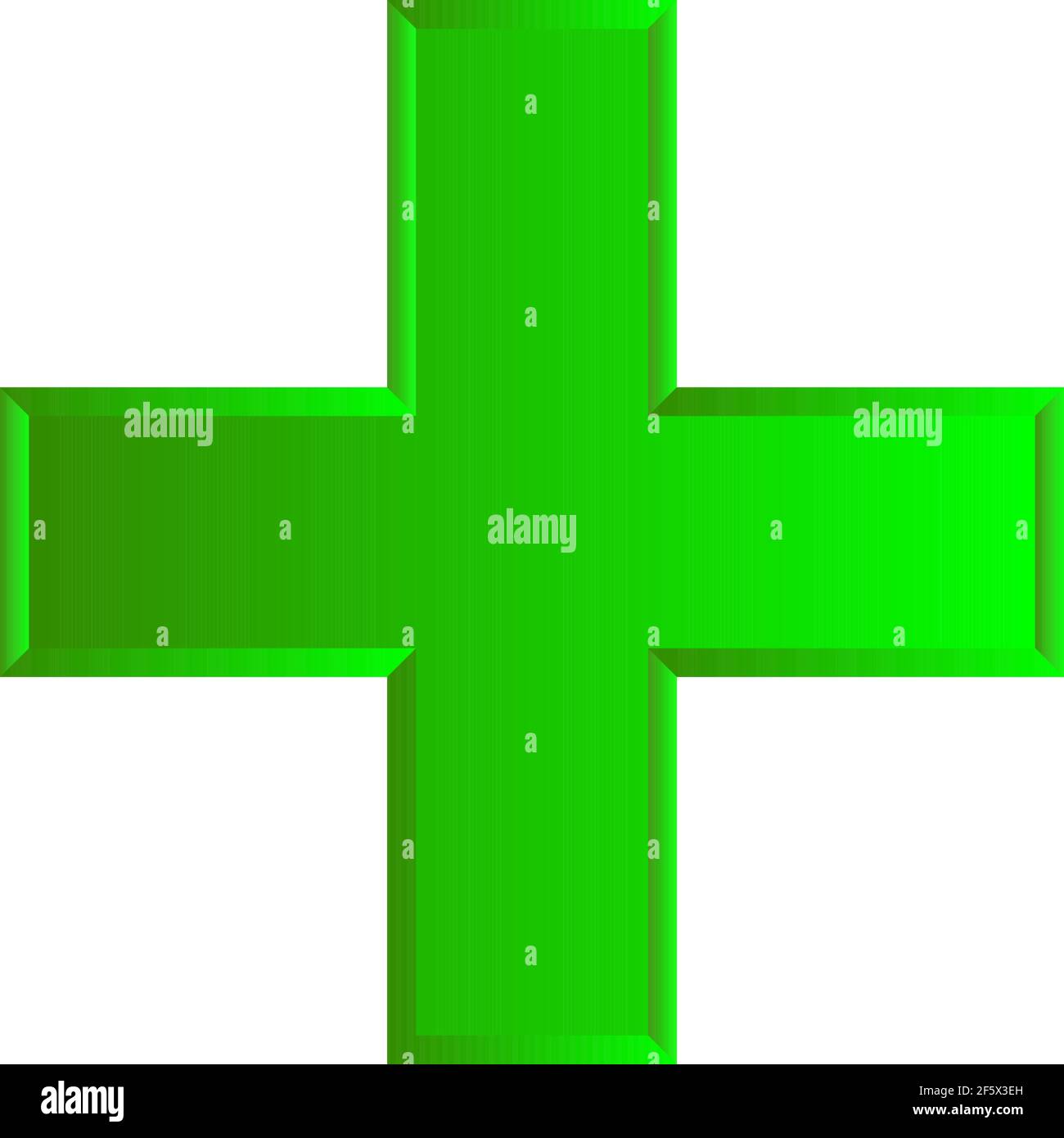 Cross (plus sign, symbol) for healthcare or generic logo usage — Stock ...