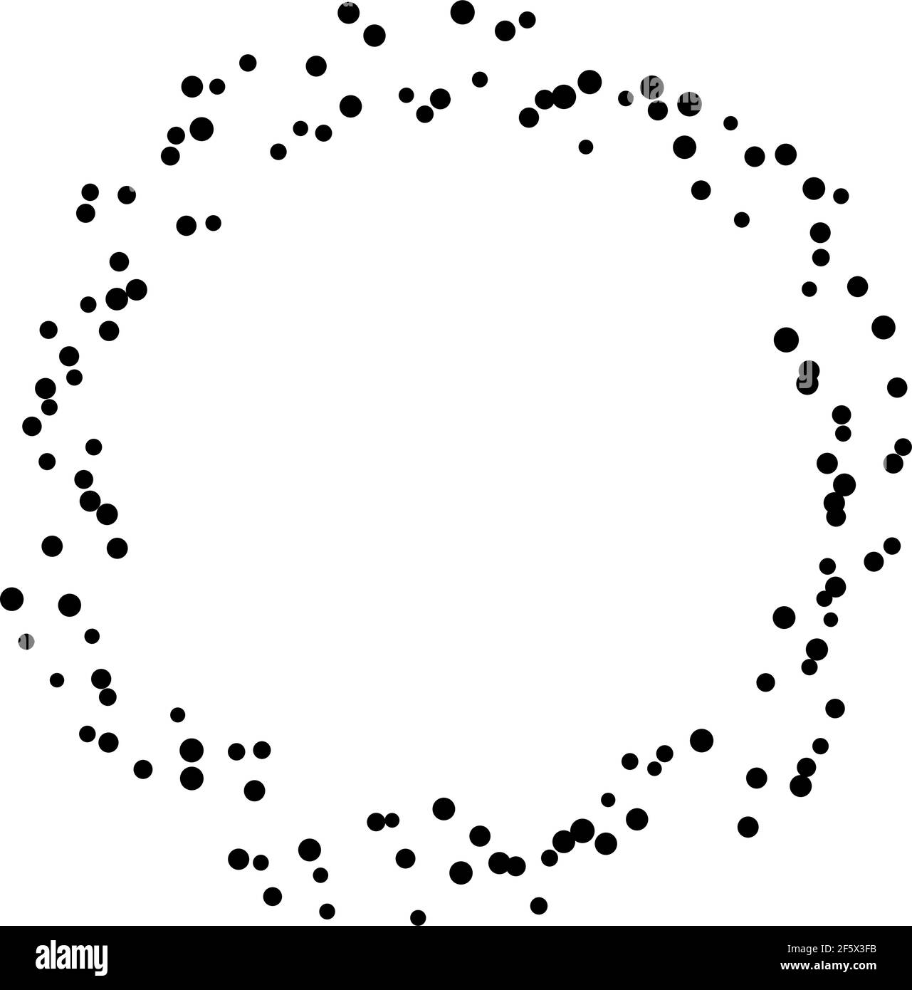Random dots, circles design element. Speckles, dotted abstract design ...