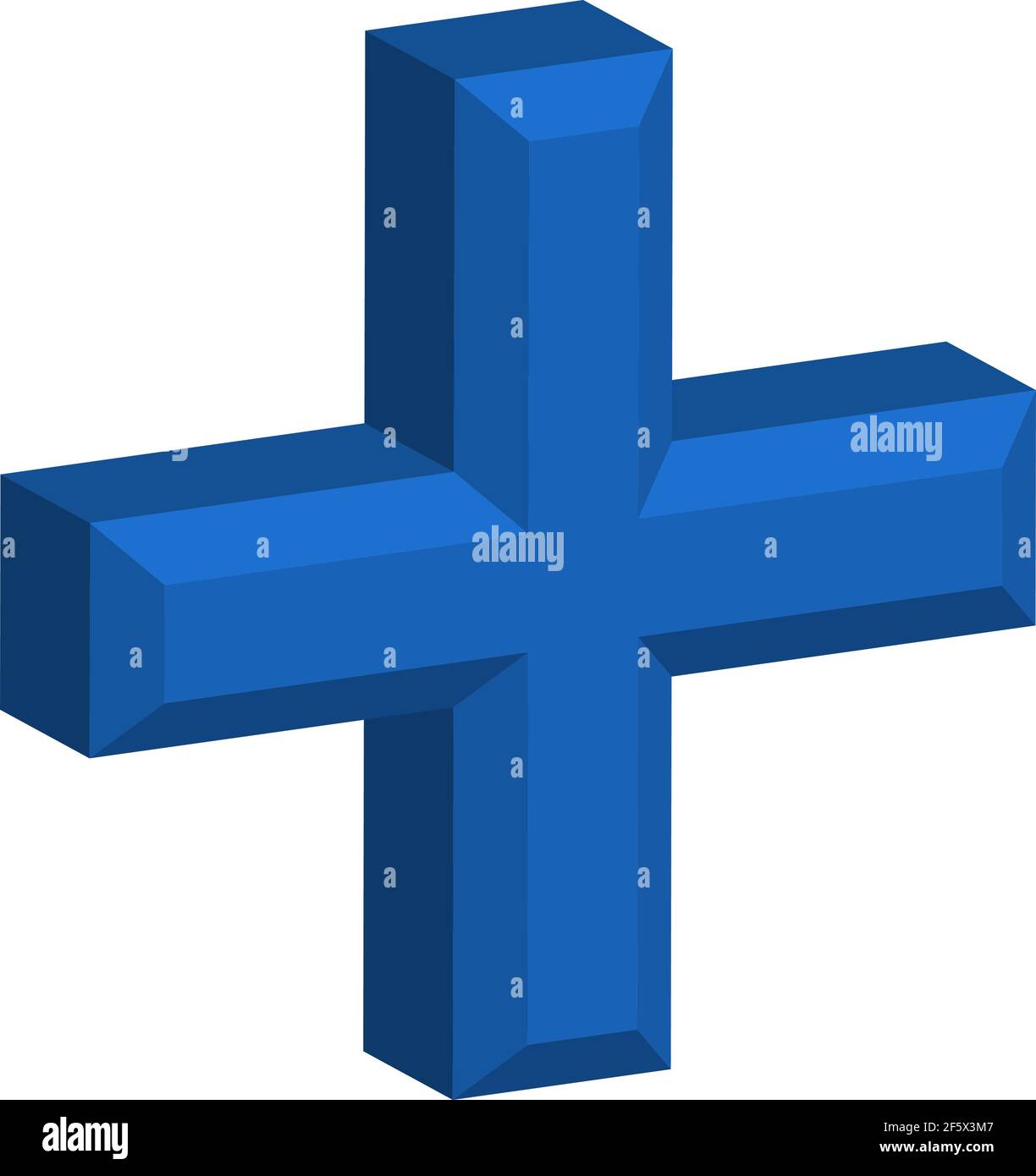 Cross (plus sign, symbol) for healthcare or generic logo usage — Stock ...