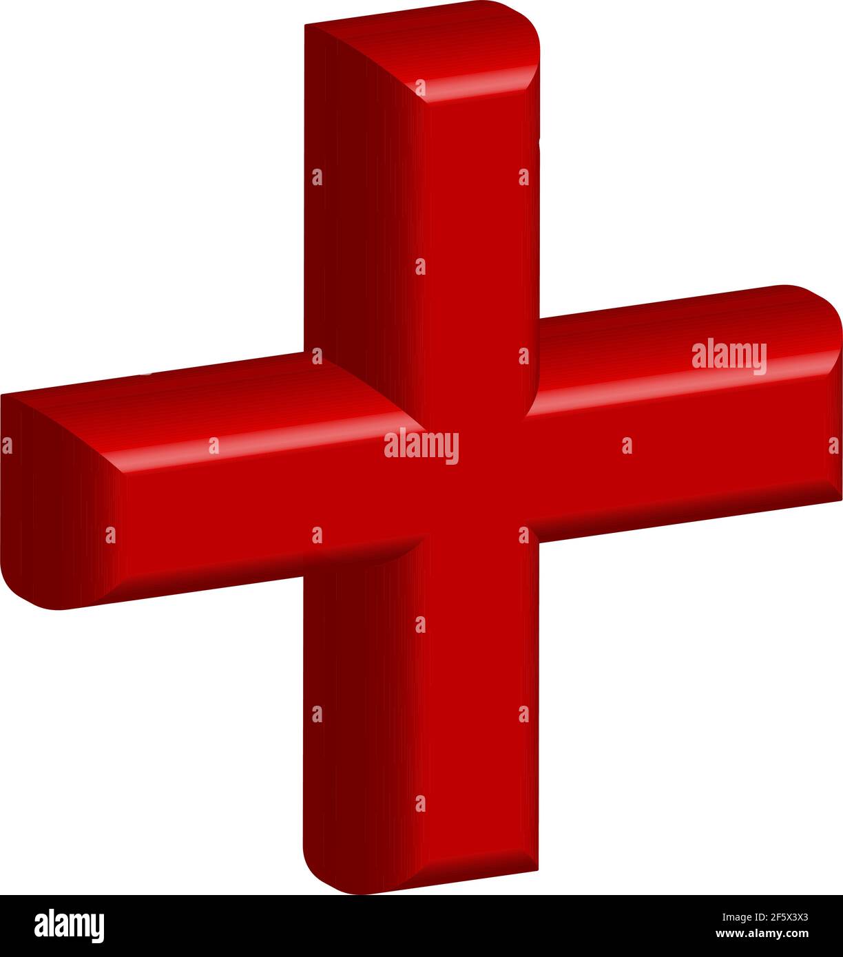 Cross (plus sign, symbol) for healthcare or generic logo usage — Stock ...