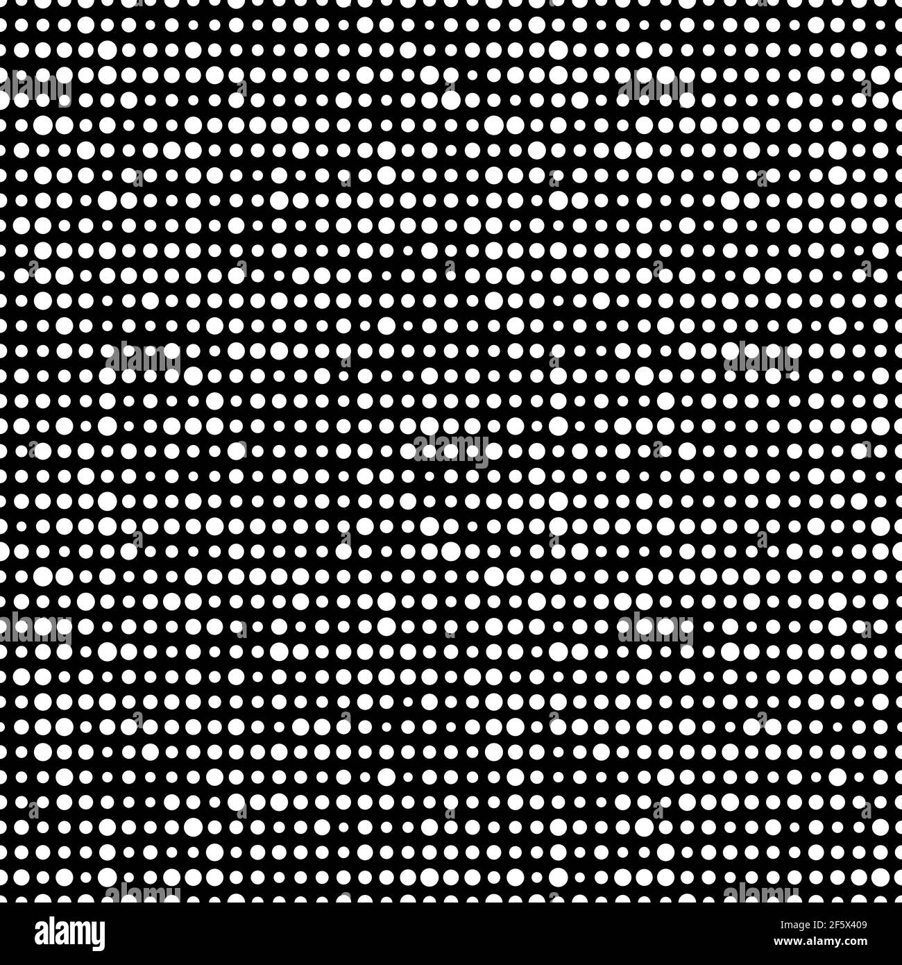 Black and white random dotted, dots, polka-dots, circles seamless ...