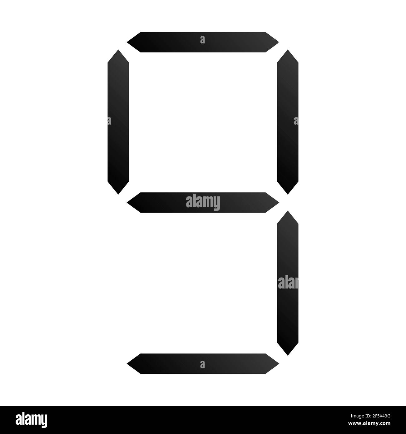 Digital display of digits, numbers, numberals. Scoreboard, digital clock, stopwatch numbers ...