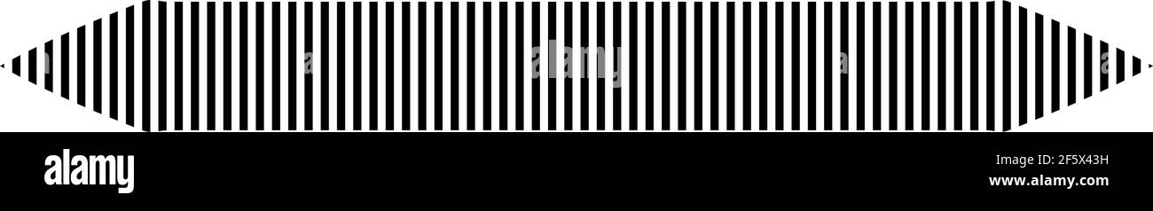 Horizontal dashed, segmented lines design shape element — Stock vector ...