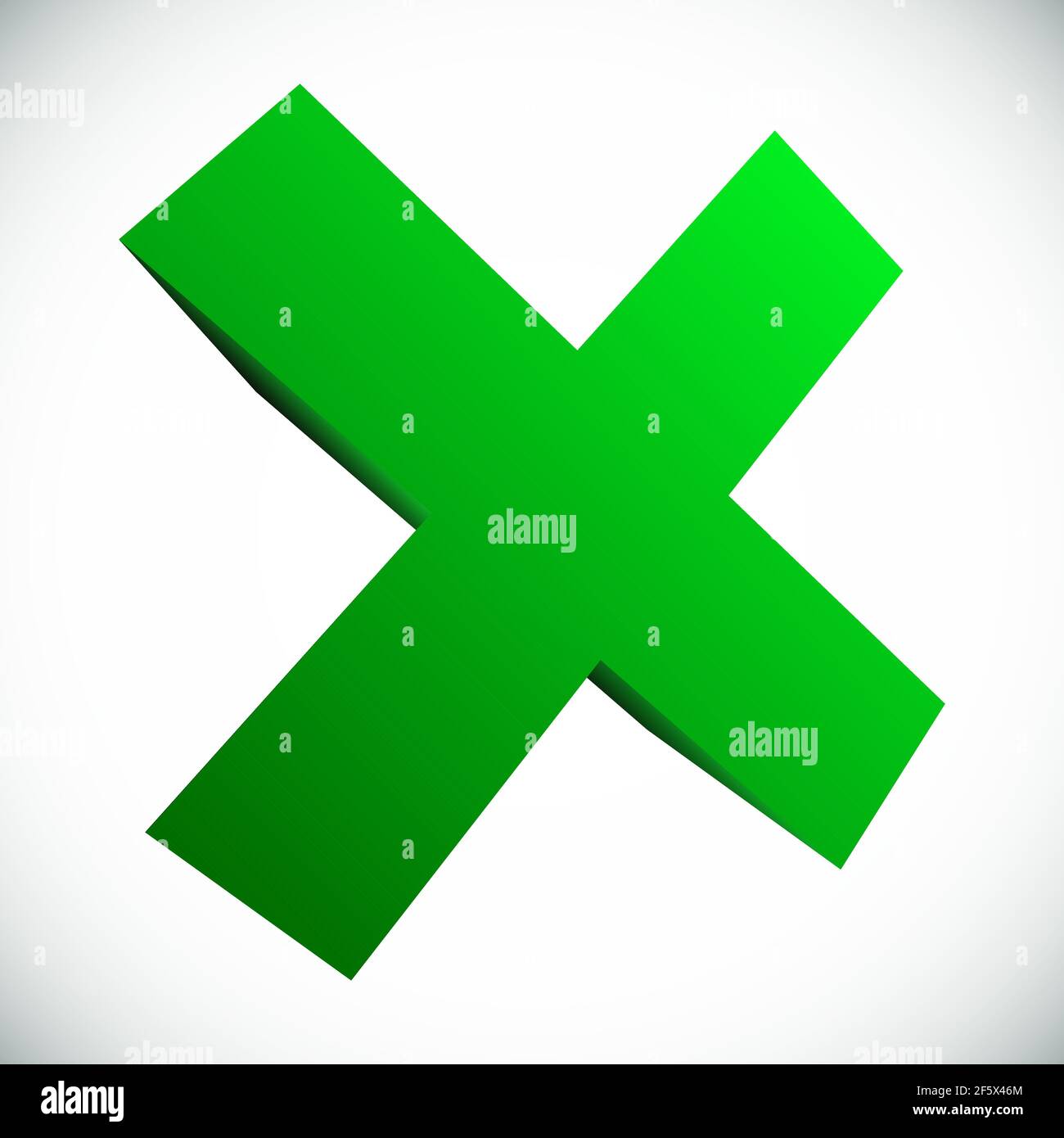 Cross sign, symbol. Letter X Graphics — Stock vector illustration ...