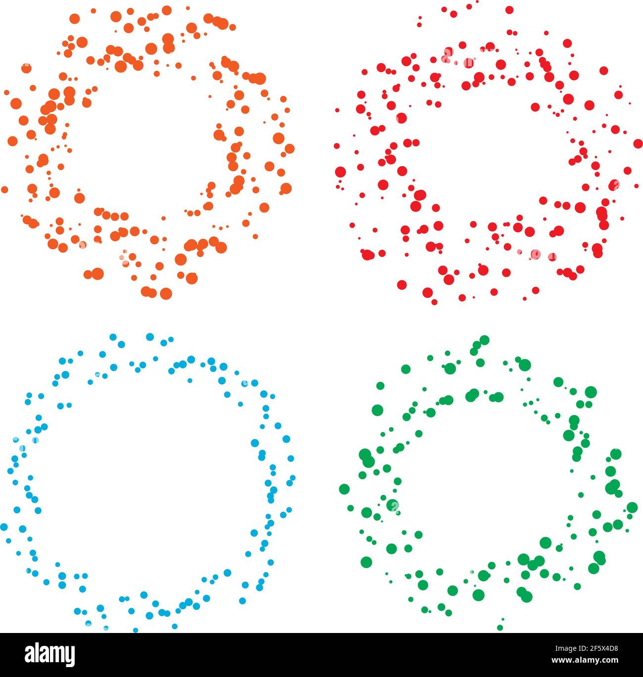 Random dots, circles design element. Speckles, dotted abstract design ...