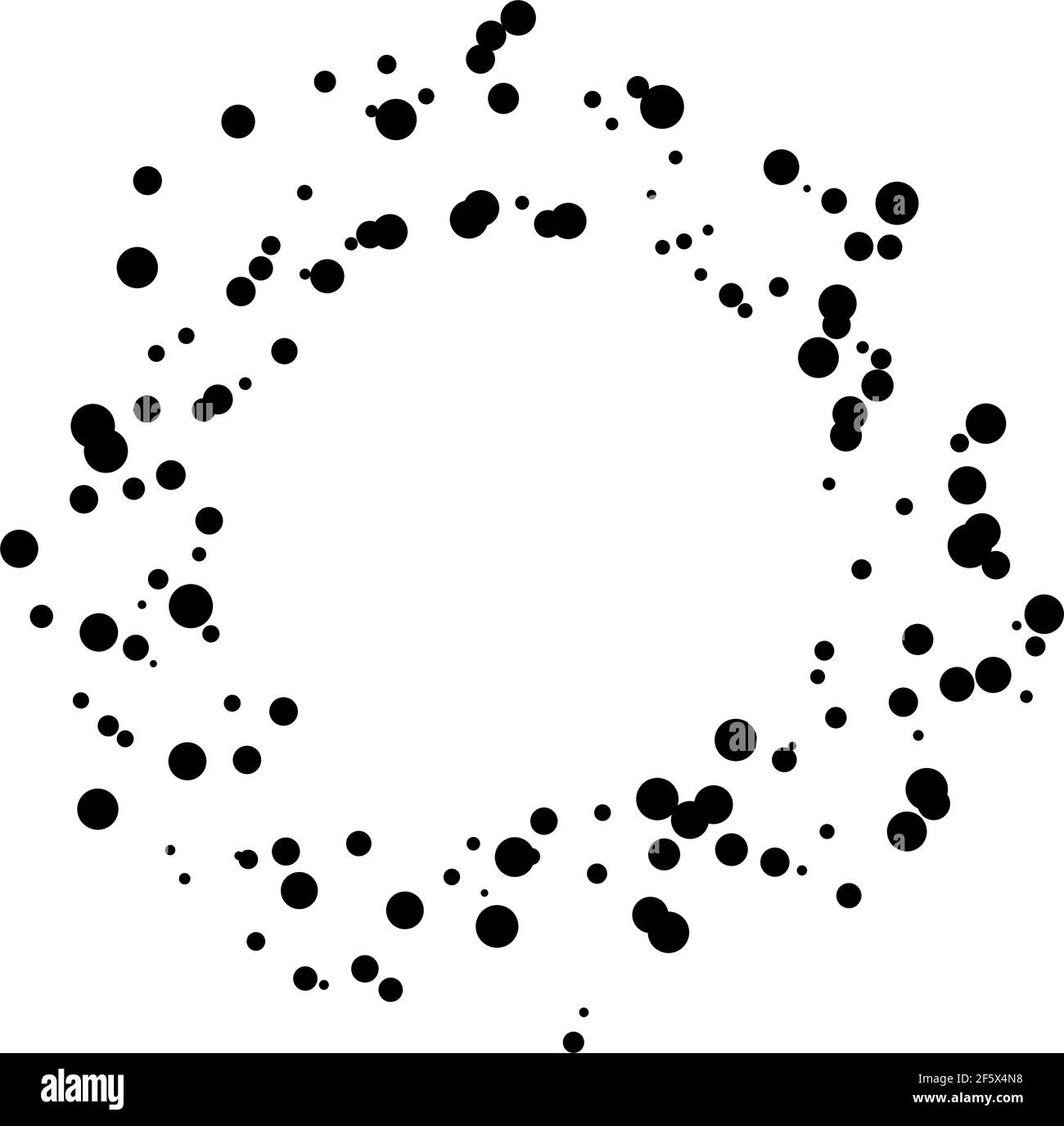 Random dots, circles design element. Speckles, dotted abstract design ...
