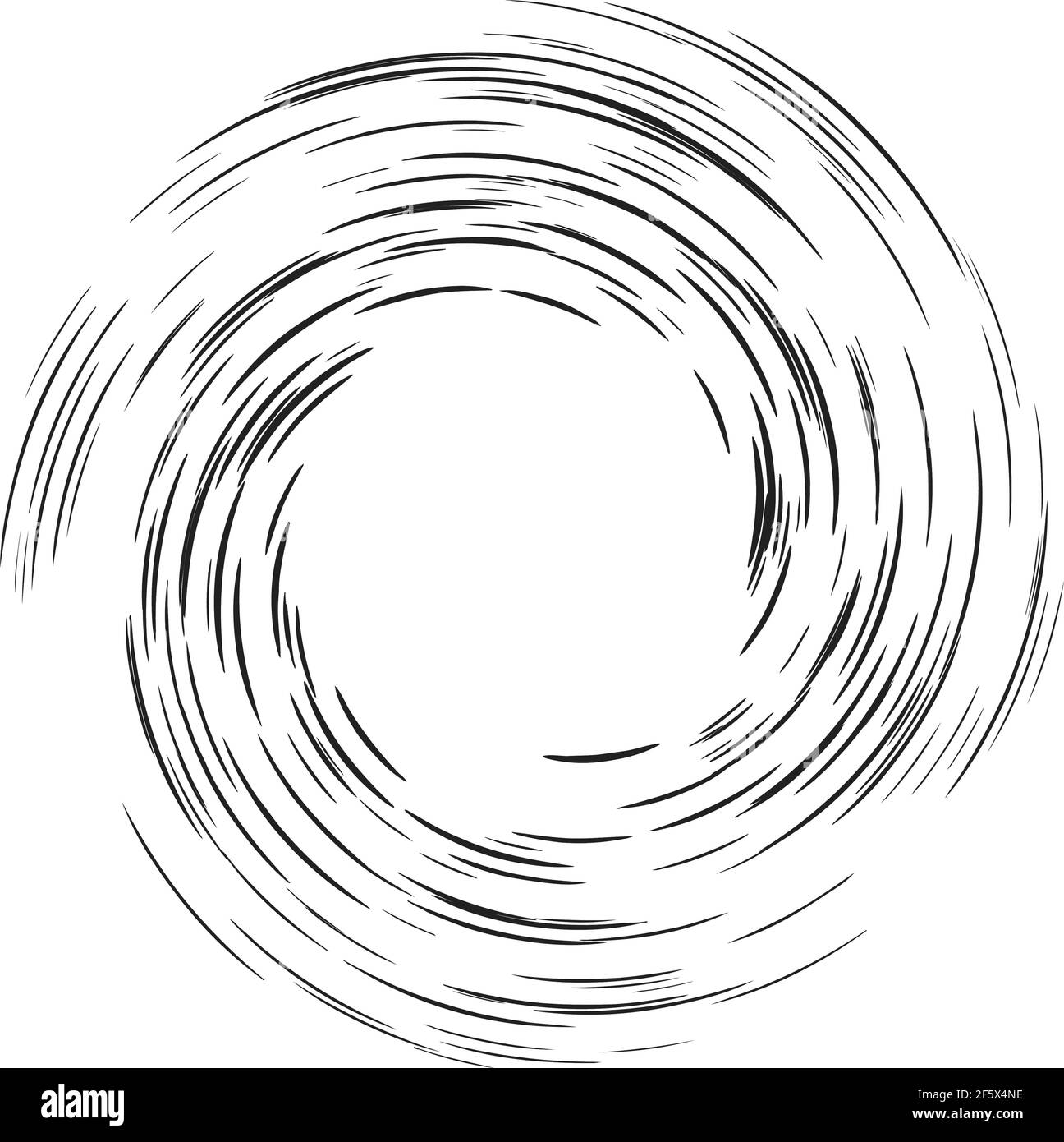 Spiral, swirl, twirl. Rotating abstract design element. Whirlwind ...