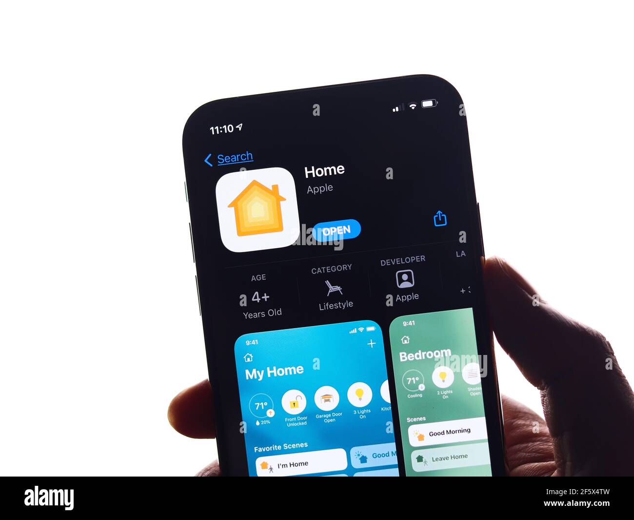 Assam, india - March 30, 2021 : Apple HomeKit logo on phone screen ...