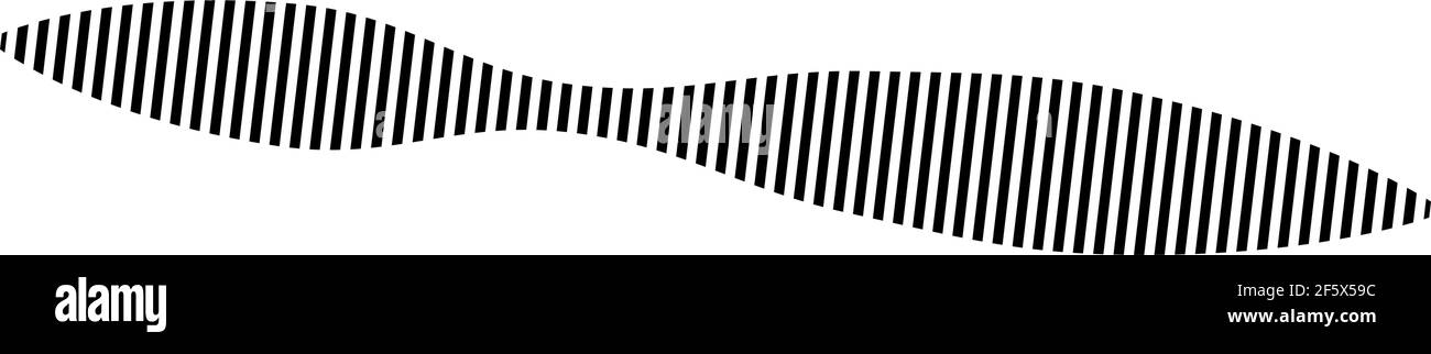 Horizontal dashed, segmented lines design shape element — Stock vector ...