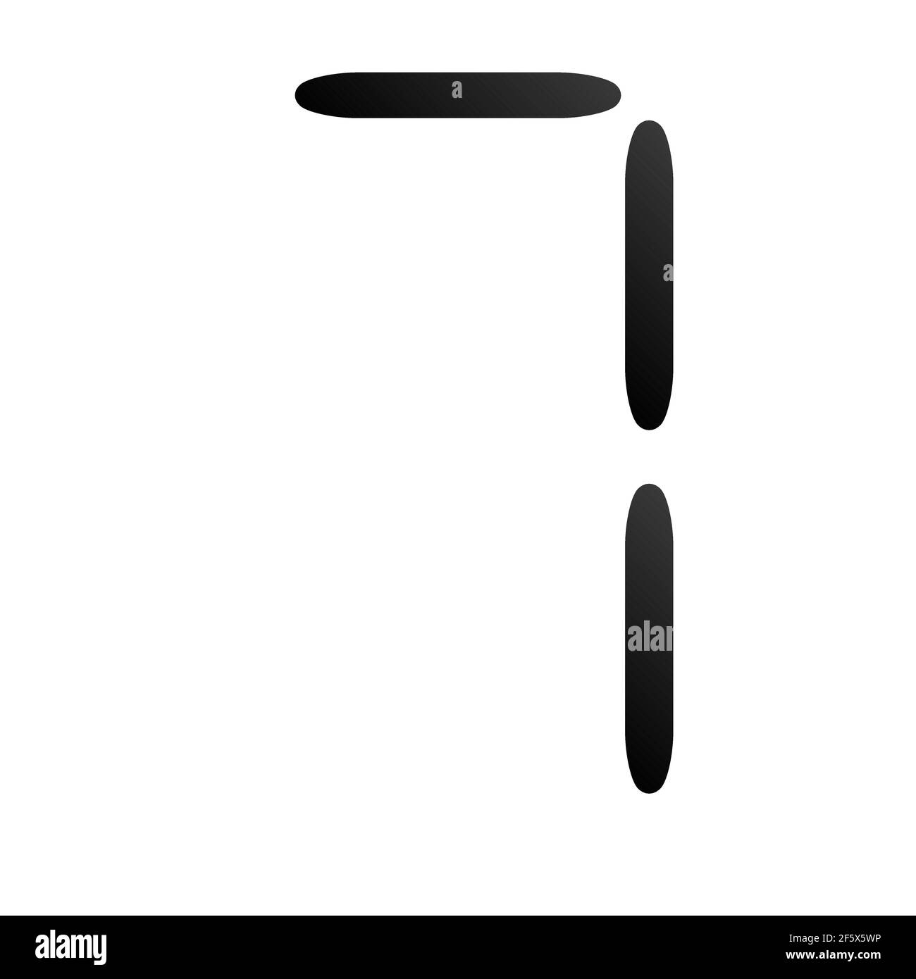 Digital display of digits, numbers, numberals. Scoreboard, digital ...