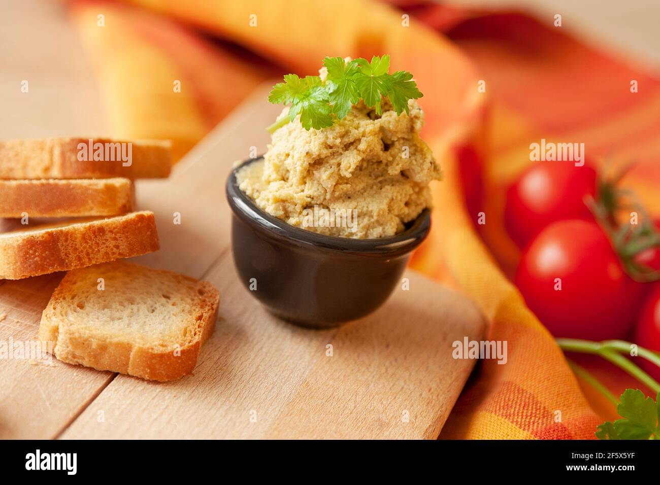 Mediterranean pate. Vegetarian and healthy food Stock Photo - Alamy