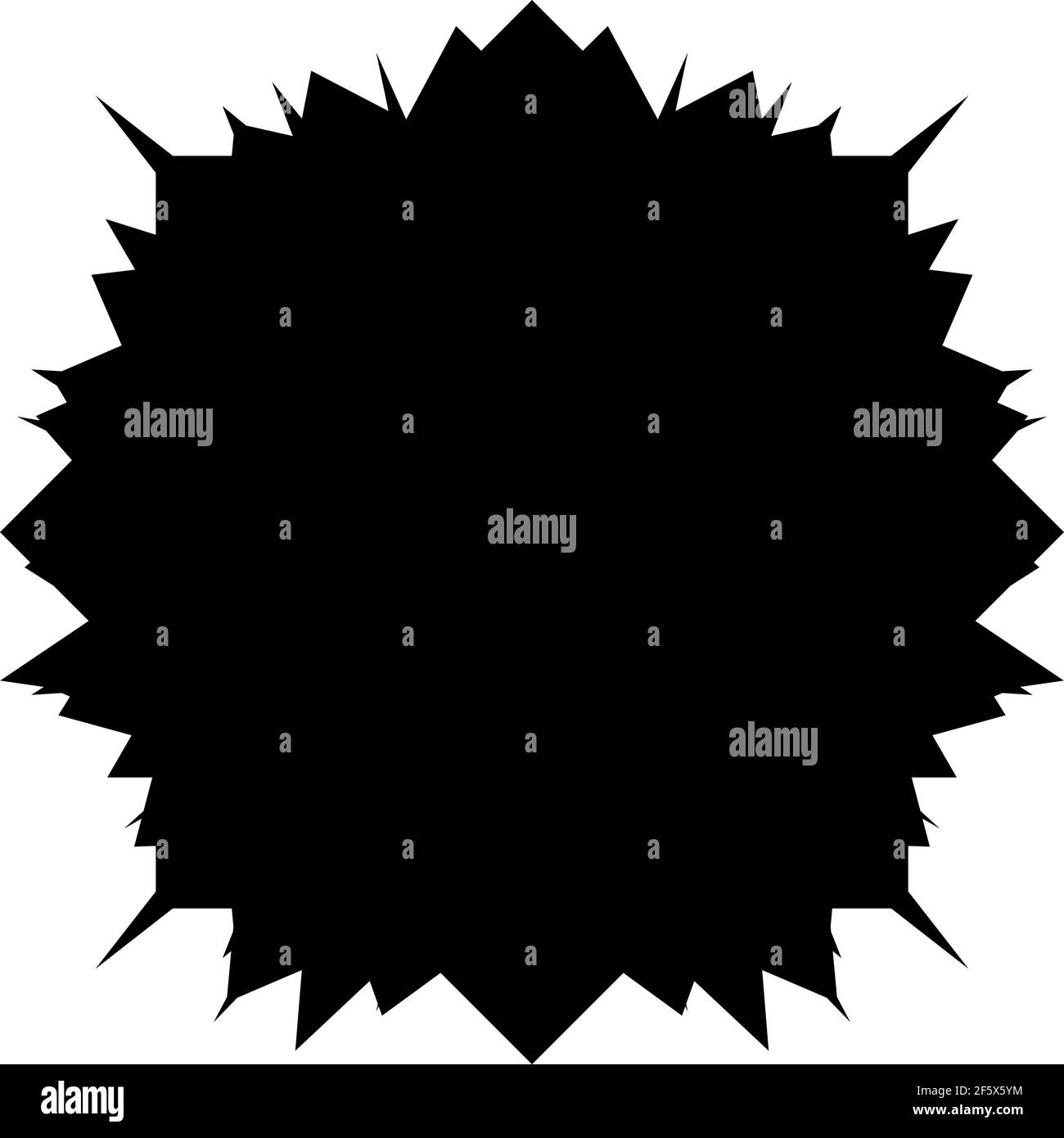 Edgy geometric shape element. Patch with sharp edges — Stock ...