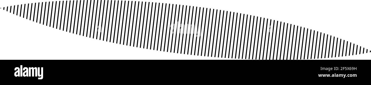 Horizontal dashed, segmented lines design shape element — Stock vector ...