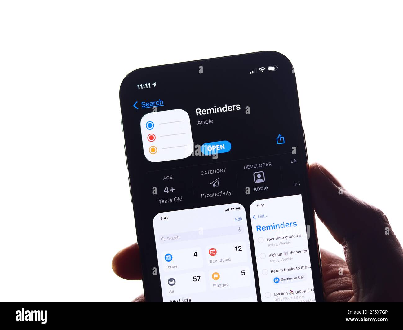 Apple reminders logo hi-res stock photography and images - Alamy
