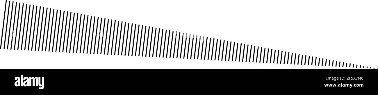 Horizontal dashed, segmented lines design shape element — Stock vector ...