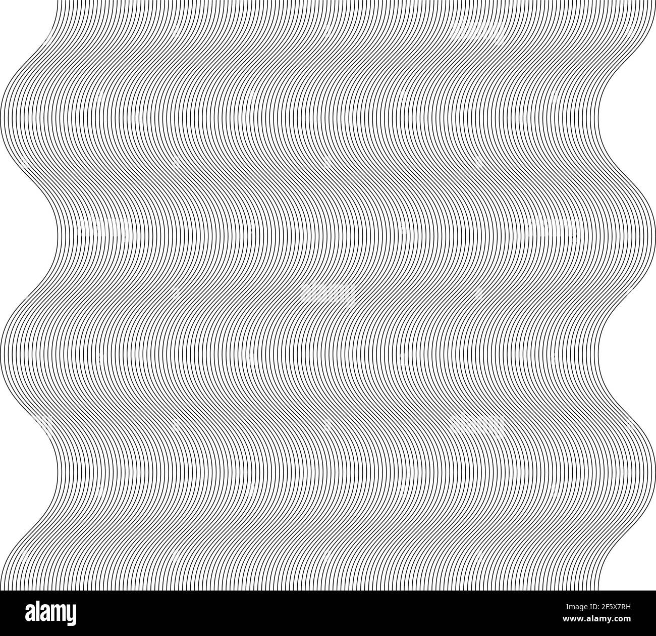 Wavy, zig-zag, criss-cross, waving lines geometrical element. vector ...