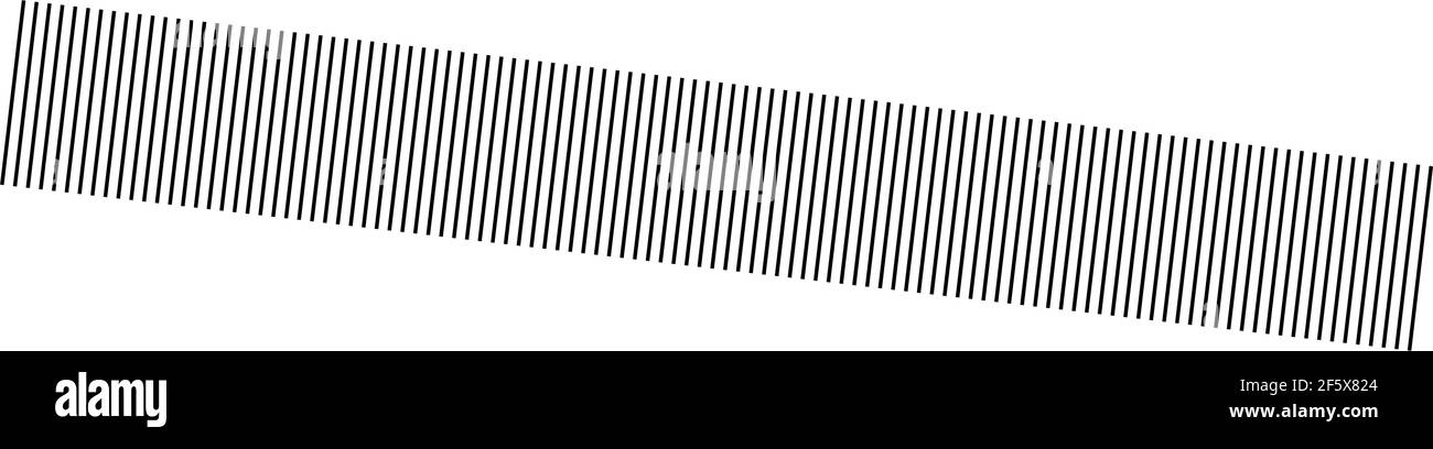 Horizontal dashed, segmented lines design shape element — Stock vector ...