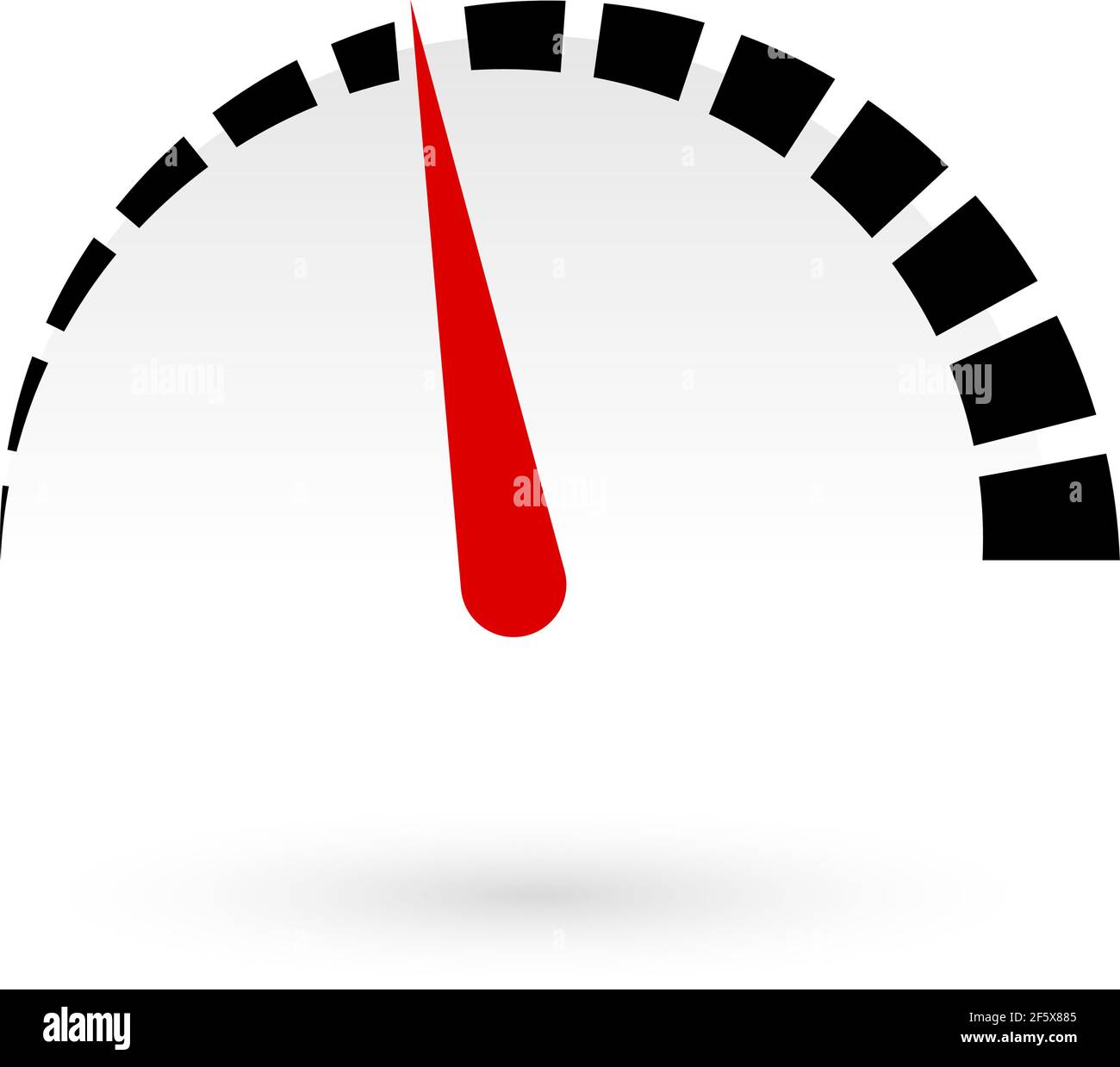 Dial, meter gauge vector illustration. Measurement, level, performance ...