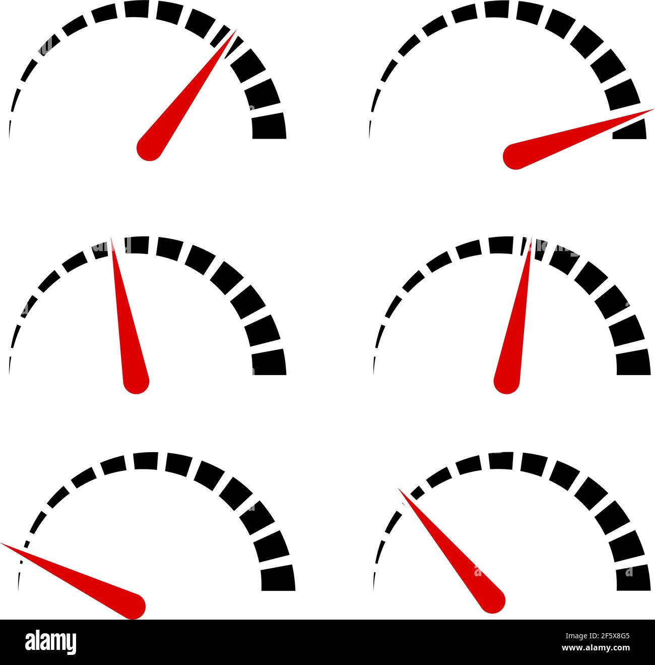 Dial, meter gauge vector illustration. Measurement, level, performance ...
