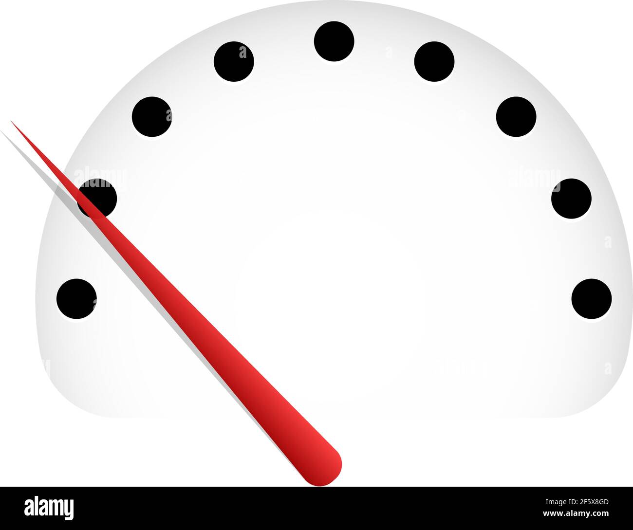 Dial, meter gauge vector illustration. Measurement, level, performance ...