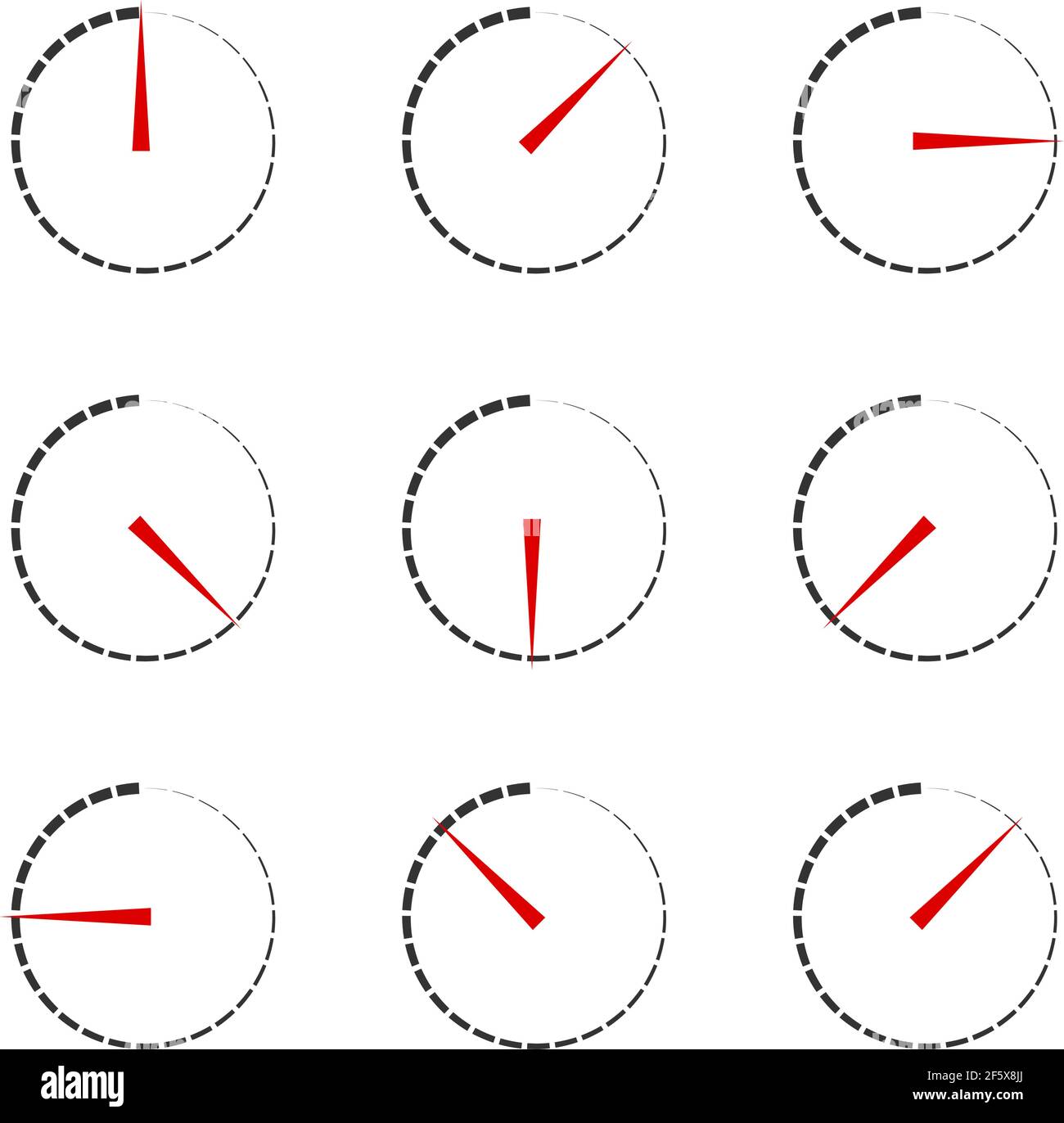 Dial, meter gauge vector illustration. Measurement, level, performance ...