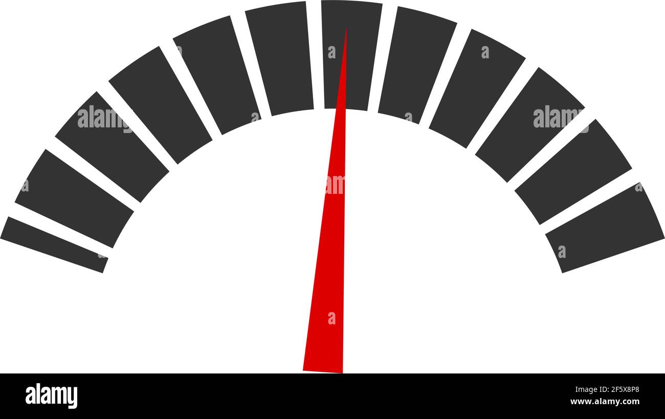 Dial, meter gauge vector illustration. Measurement, level, performance ...