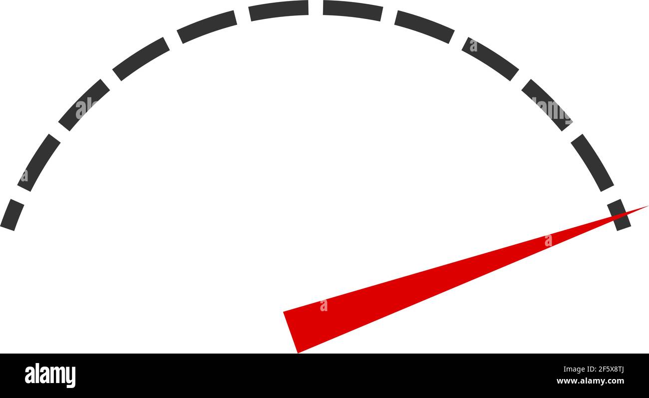 Dial, meter gauge vector illustration. Measurement, level, performance ...