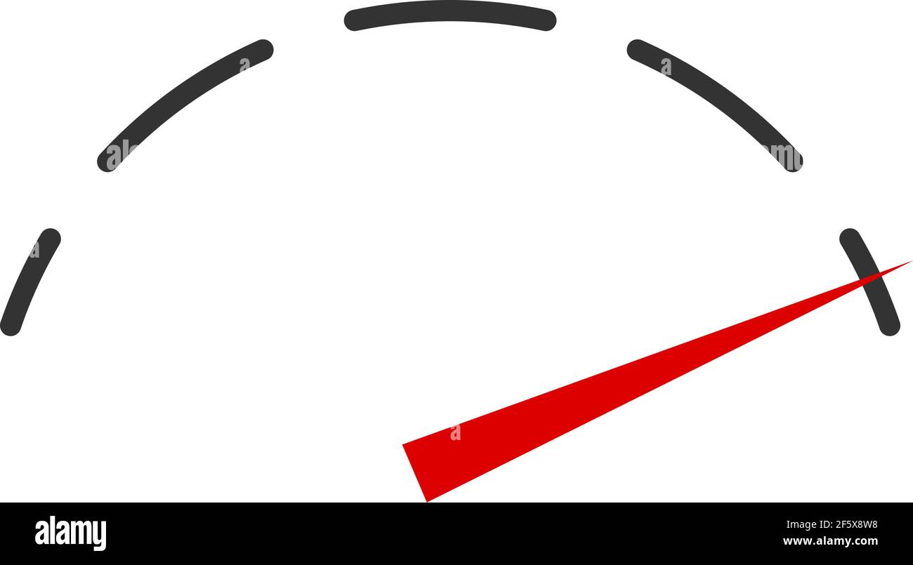 Dial, meter gauge vector illustration. Measurement, level, performance ...