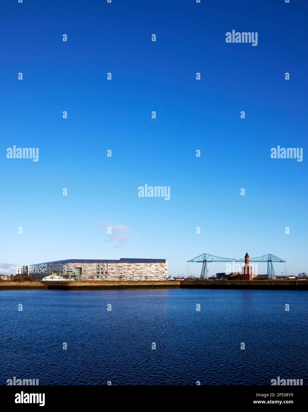 Middlesbrough docks clock tower hi-res stock photography and images - Alamy