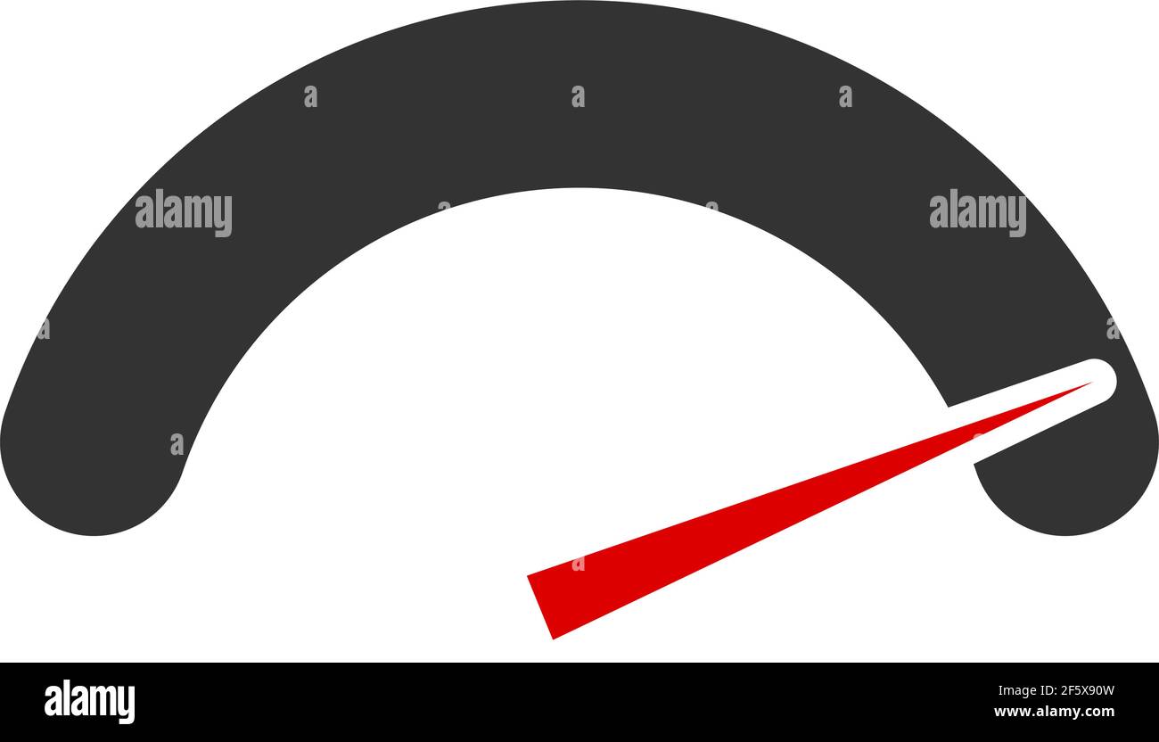 Dial, meter gauge vector illustration. Measurement, level, performance ...
