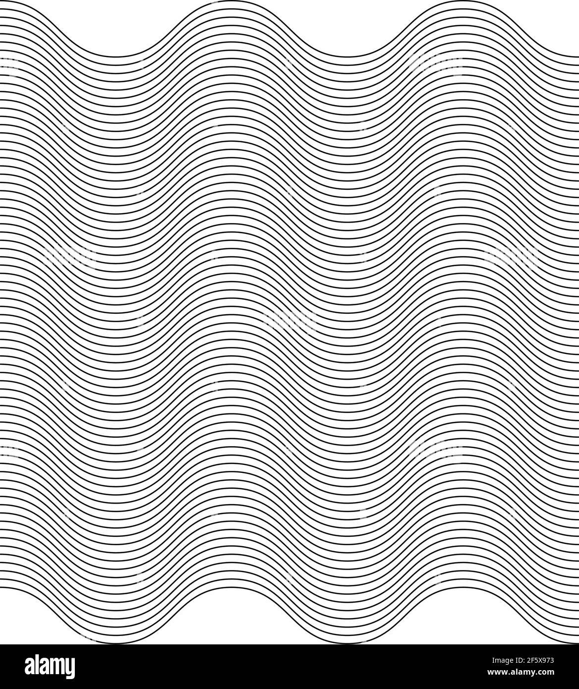Wavy, zig-zag, criss-cross, waving lines geometrical element. vector ...