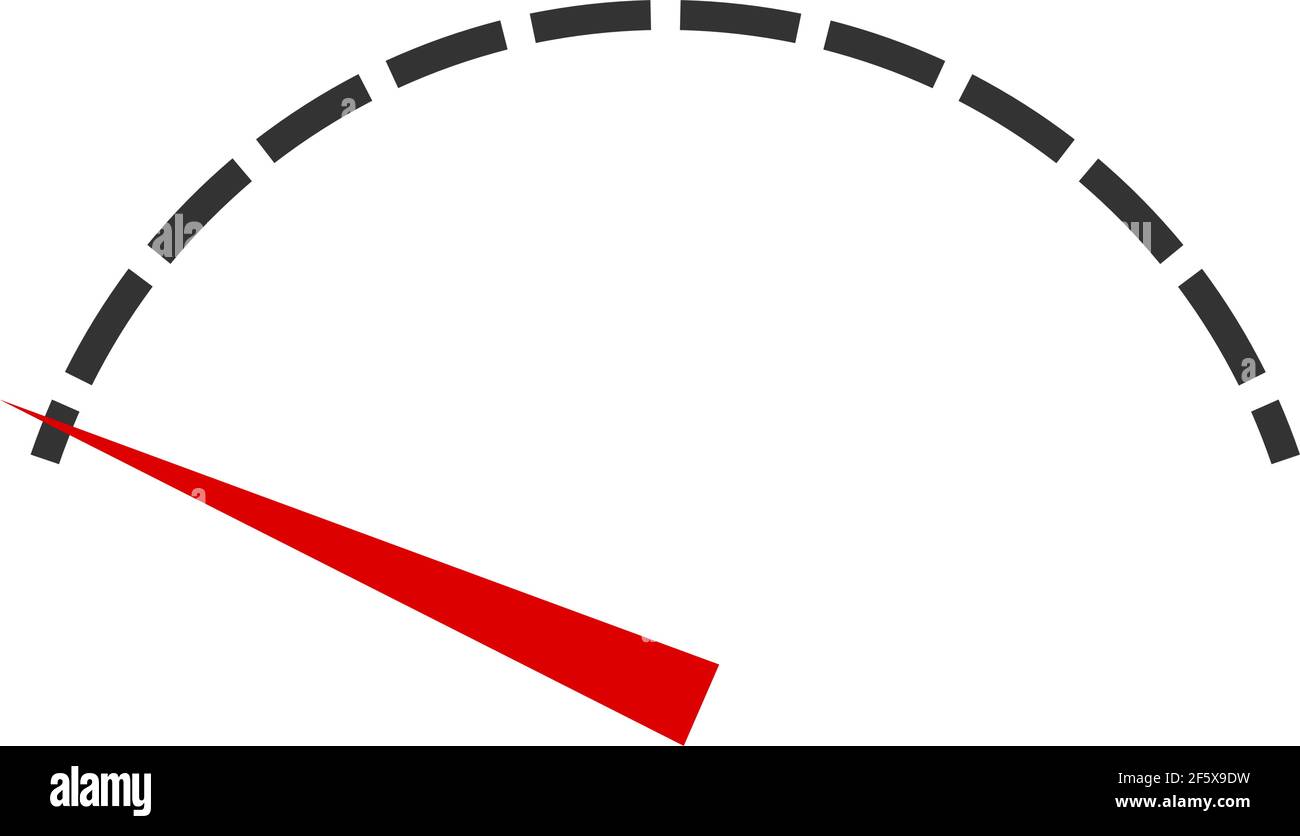Dial, meter gauge vector illustration. Measurement, level, performance ...