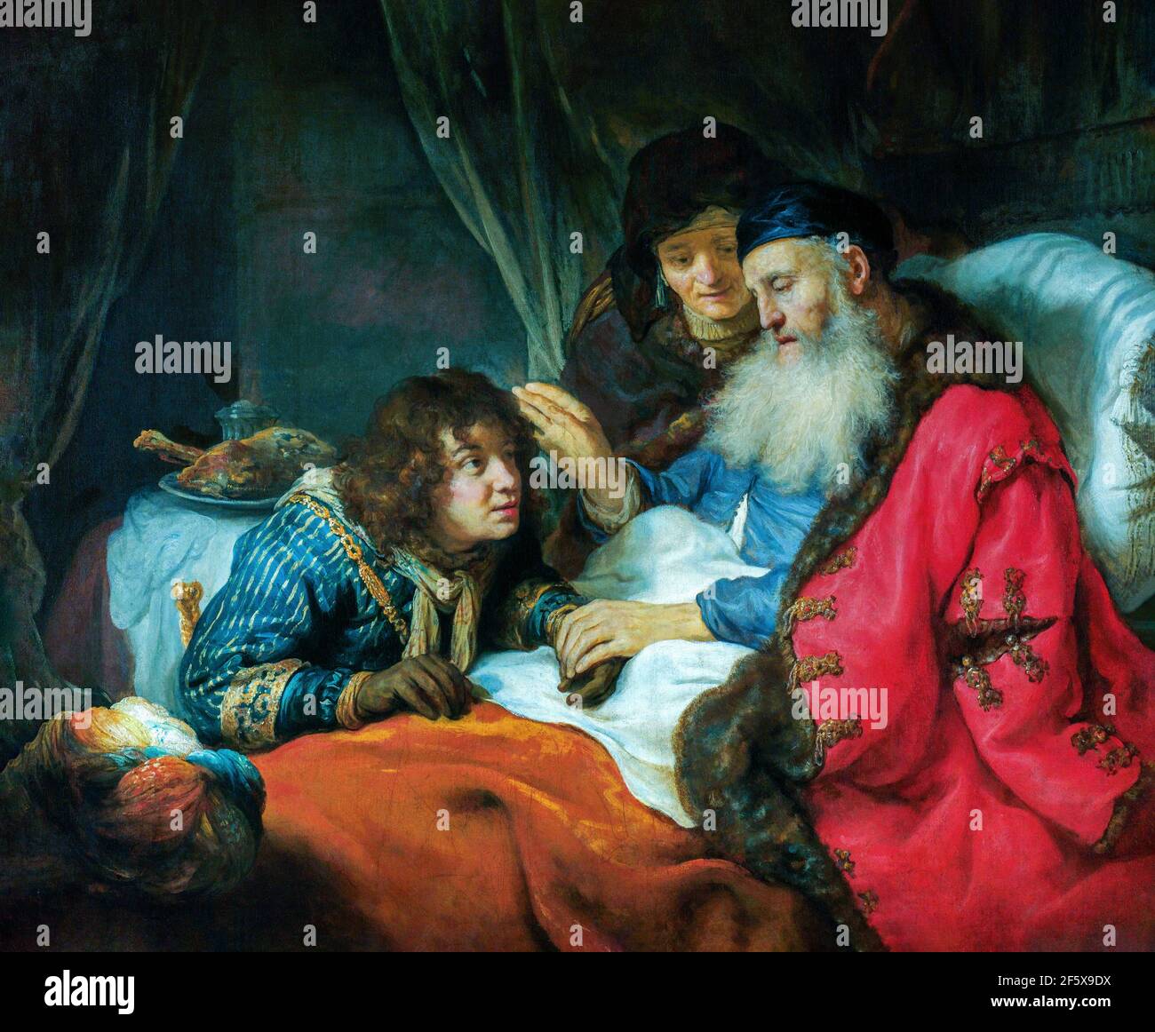 Blind isaac blesses jacob hi-res stock photography and images - Alamy