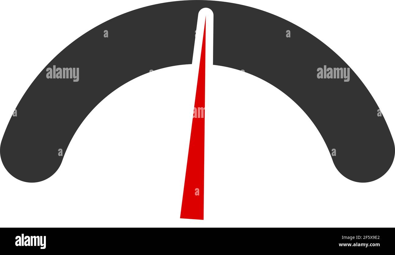 Dial, meter gauge vector illustration. Measurement, level, performance ...