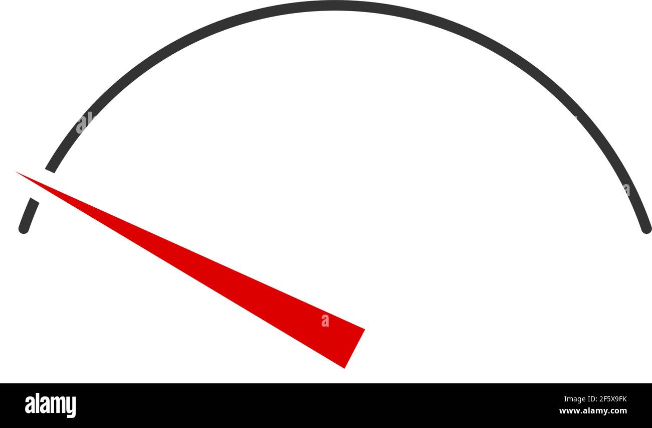Dial, meter gauge vector illustration. Measurement, level, performance ...