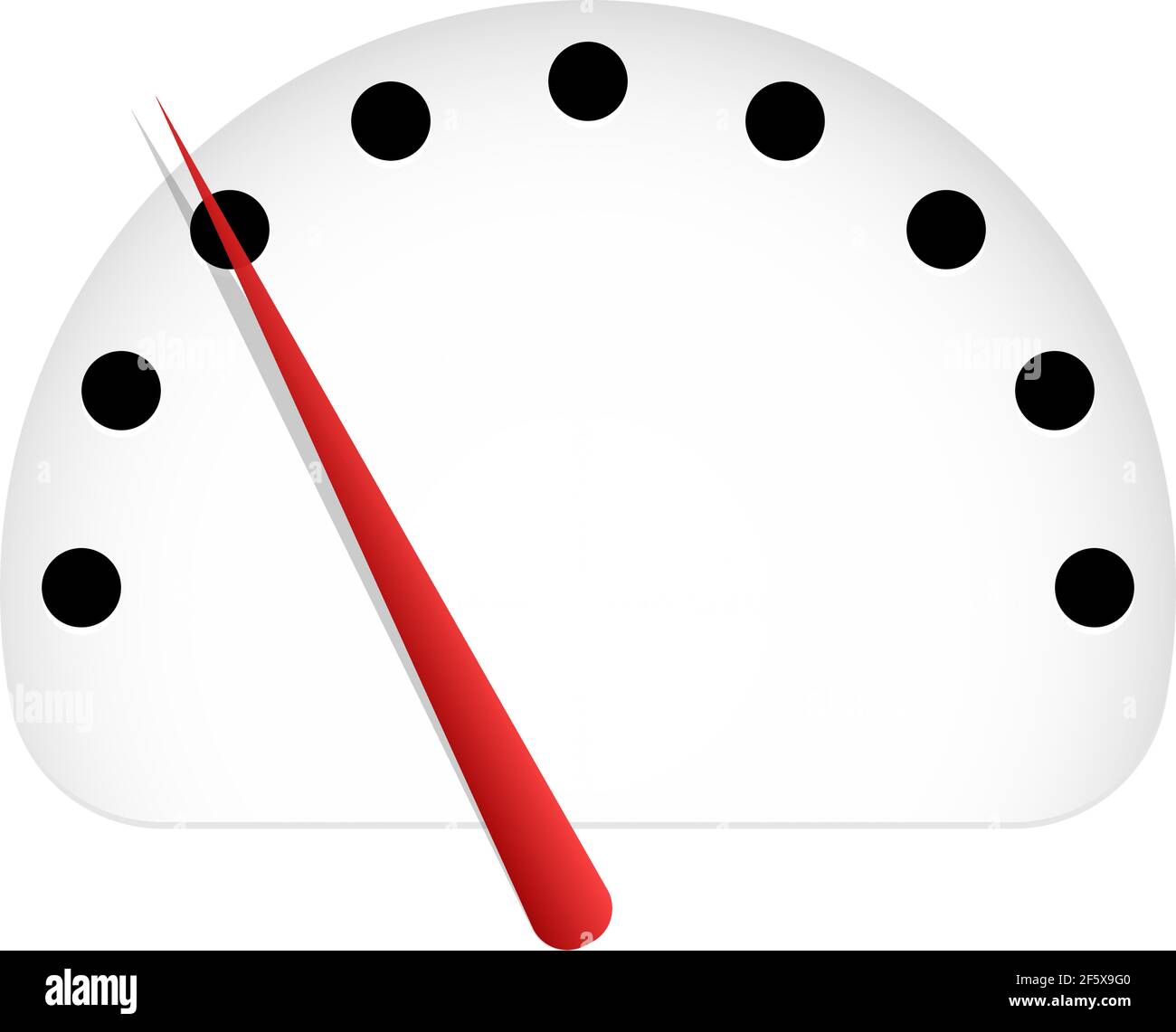 Dial, meter gauge vector illustration. Measurement, level, performance ...
