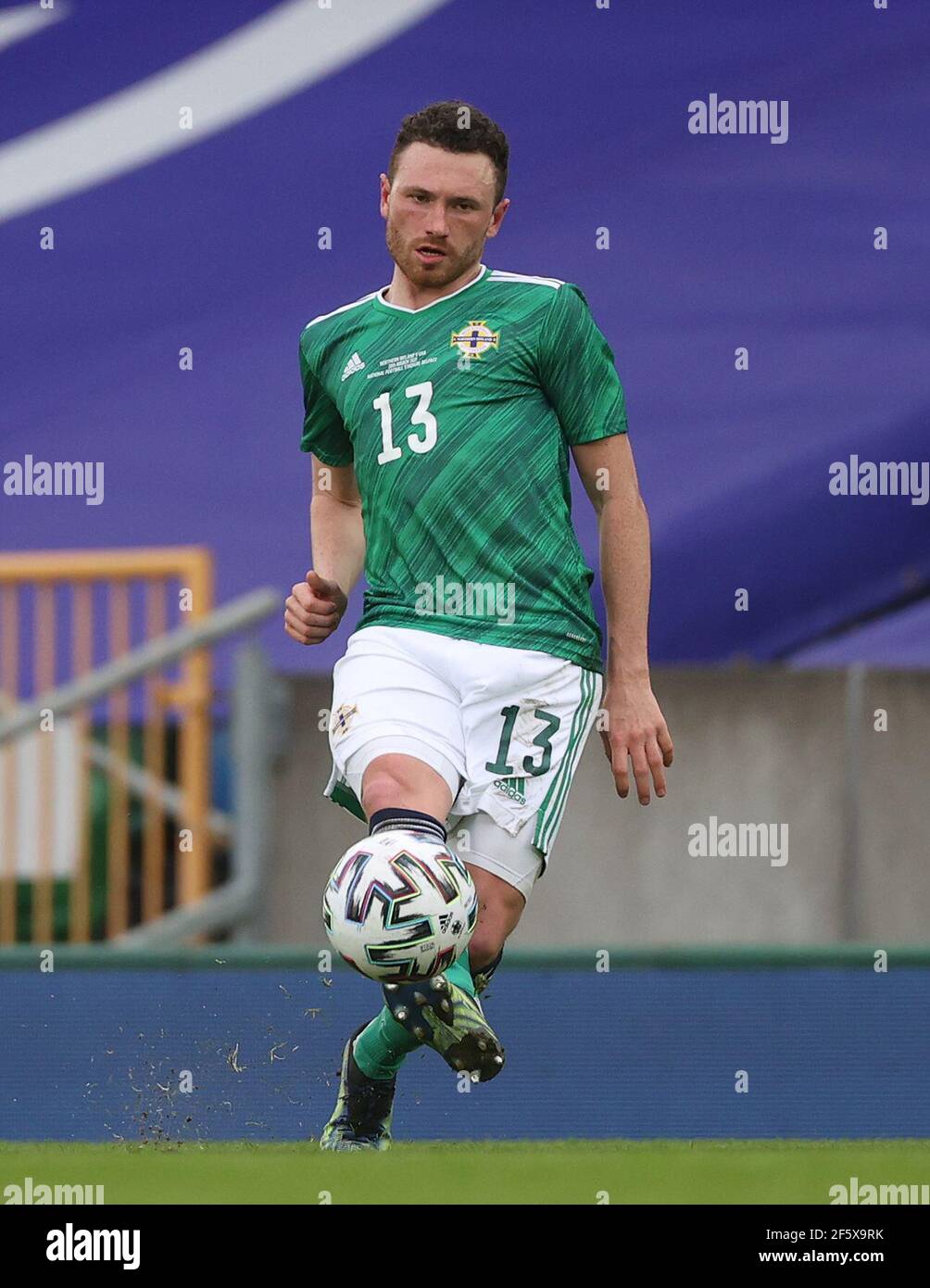 Northern Ireland's Corry Evans during the international friendly at ...