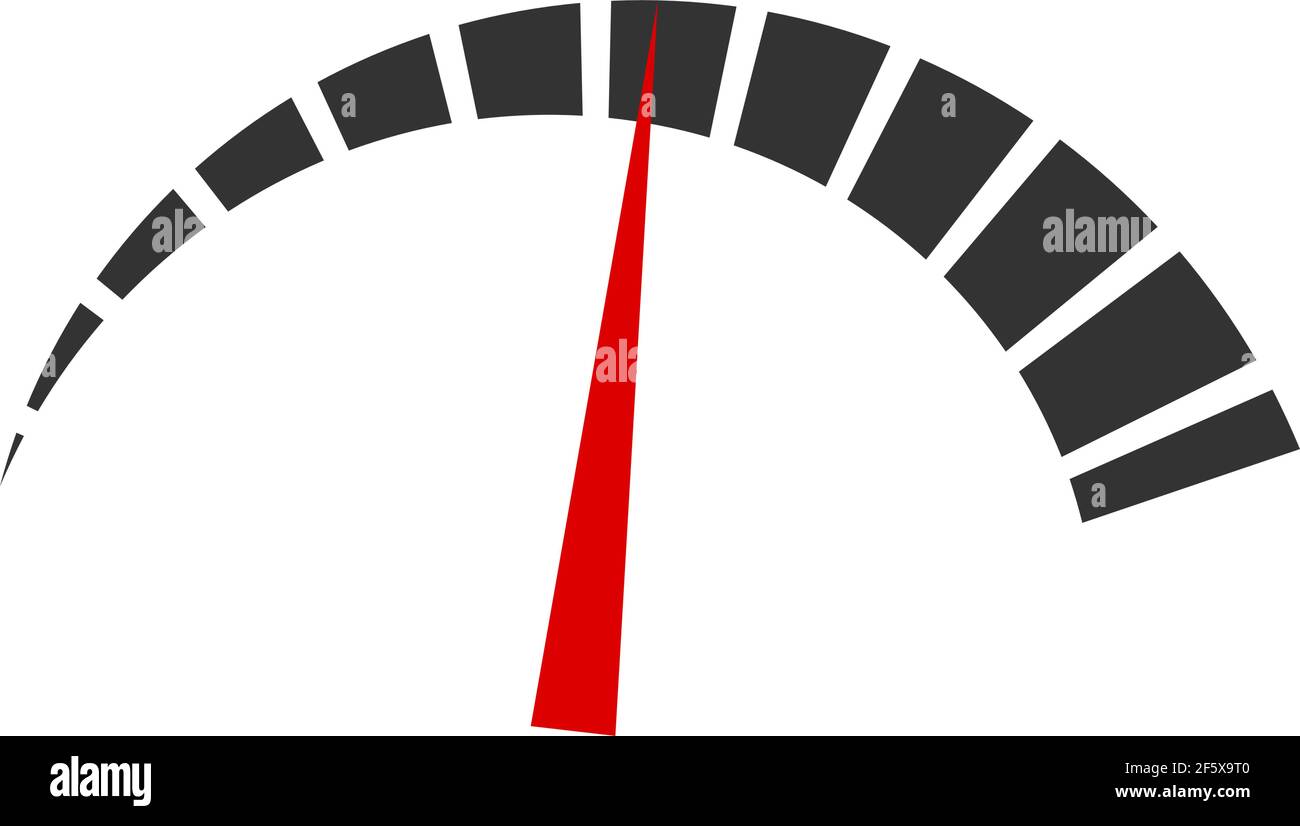 Dial, meter gauge vector illustration. Measurement, level, performance ...