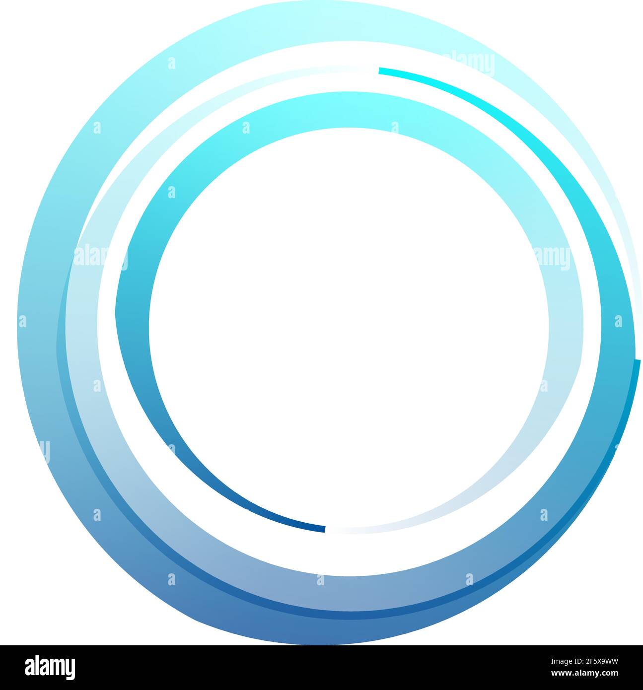 Circular, concentric element. Abstract circle — Stock vector ...