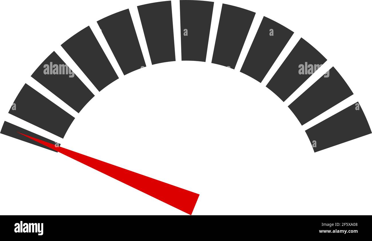 Dial, meter gauge vector illustration. Measurement, level, performance ...