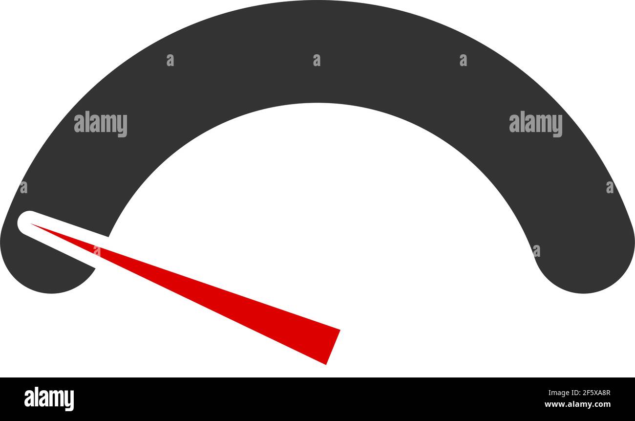 Dial, meter gauge vector illustration. Measurement, level, performance ...