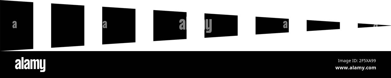 Horizontal dashed, segmented lines design shape element — Stock vector ...