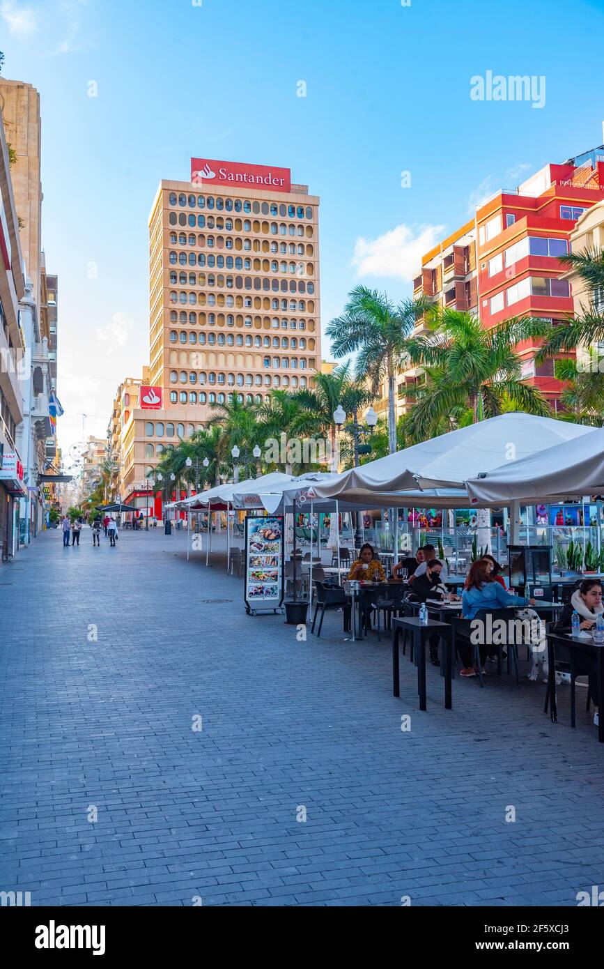 Santa Cruz, Spain, Janury 6, 2021: Plaza de la Candelaria in the old ...