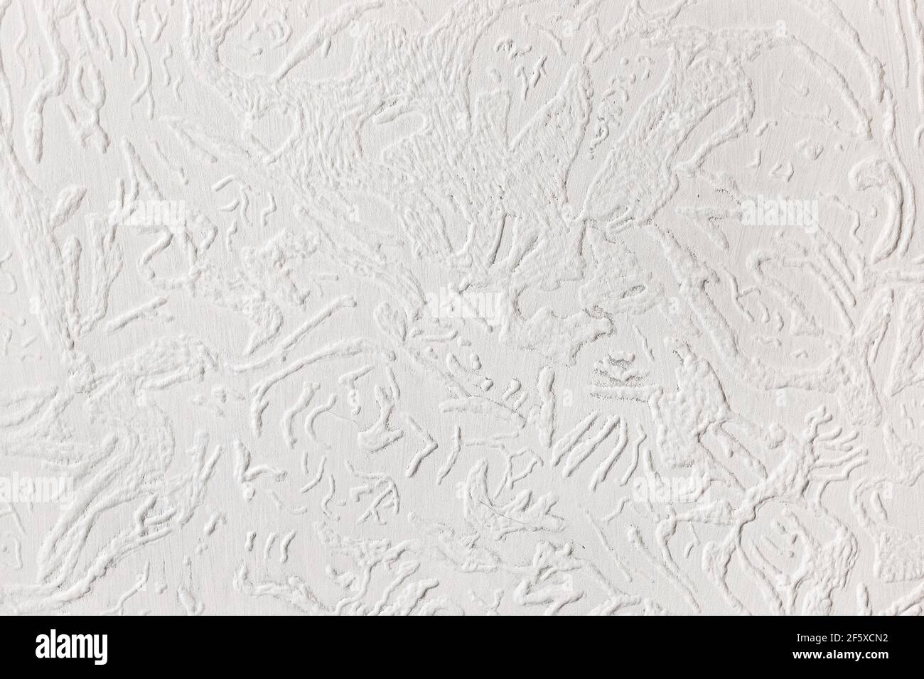 White wall stucco texture with abstract pattern plaster background ...