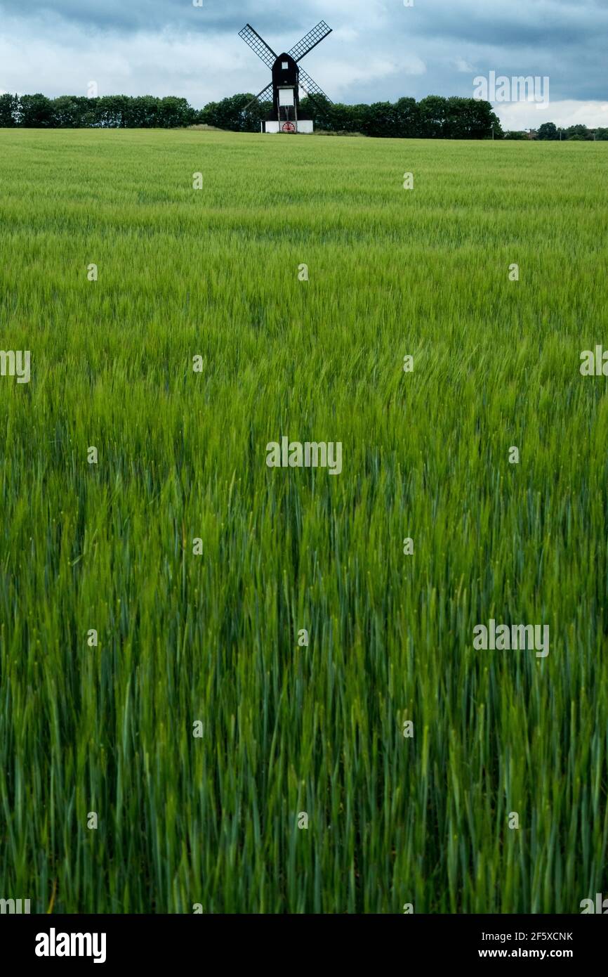 Old english windmill hi-res stock photography and images - Alamy