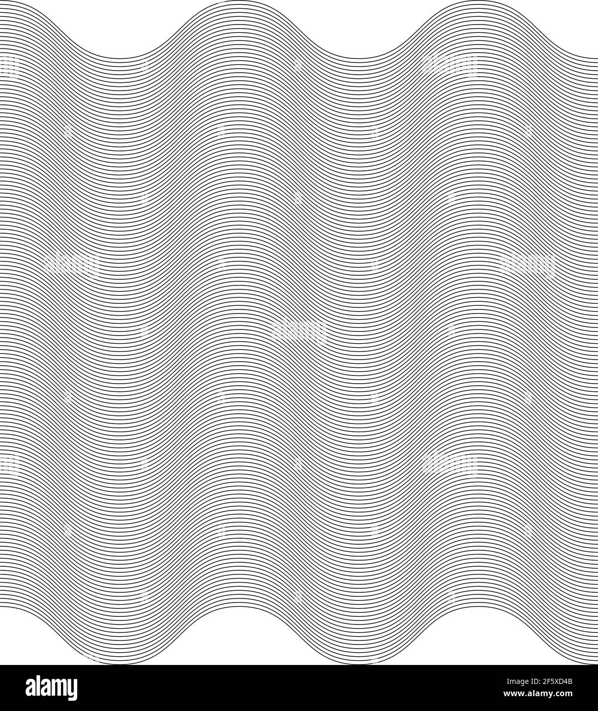 Wavy, zig-zag, criss-cross, waving lines geometrical element. vector ...